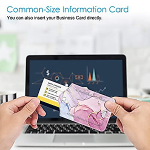 2 Pcs Luggage Tags, Fintie Privacy Cover ID Label with Stainless Steel Loop and Address Card for Travel Bag Suitcase