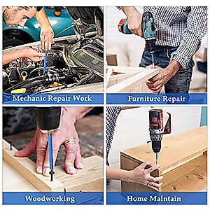 Uenhoy 10 Pcs Magnetic Phillips Screwdriver Bits Set 6 Inch Long Anti Slip Phillips Bits #2, 1/4 Inch Hex Shank (PH2 x 150MM)