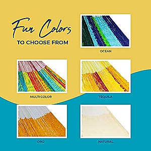 Matrimonial Size Hammock - Hammocks Rada - Caribbean Color