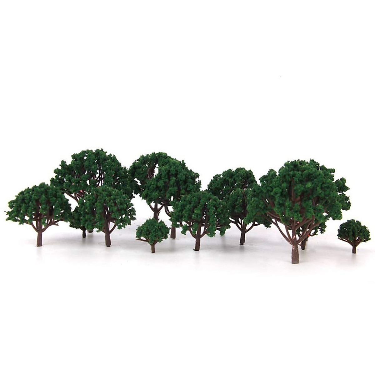 Angoily 20pcs Model Scenery Tree Yellow Scenery Layout Landscape Trees Model Trees Model Scenery Landscape Trees