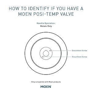 Moen T2900BN Gibson Posi-Temp with Built-in 3-Function Transfer Valve Trim Kit, Multi-Function Shower Handle, Contemporary Shower Diverter with Three Shower Settings, Valve Required, Brushed Nickel