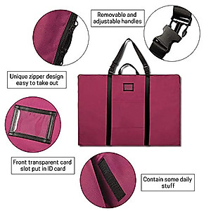 SWISSELITE Art Bags for Suppliers with Zipper and Handle,Great for Art Storage Poster Board, Art Portfolio Case, Tote Bag for Drawing
