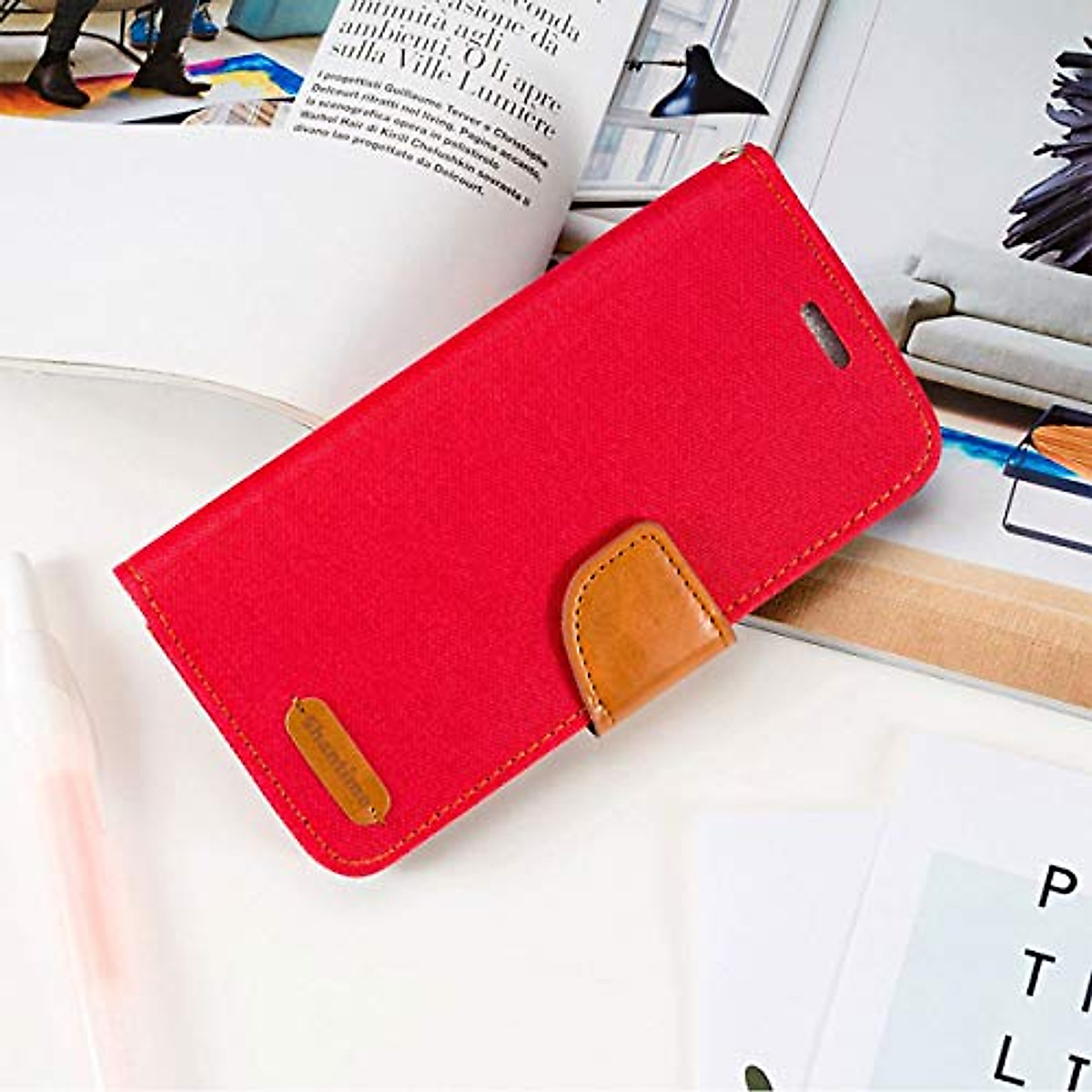 YZKJSZ Wallet Case for Oppo Reno 6 Pro+ 5G, Flip PU Elegant Retro Leather Case with Credit Card Slots and Stand Protective Cover for Oppo Reno 6 Pro+ 5G (6.55") - Light Blue