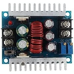 WWZMDiB Constant Current CC CV Buck Converter Module DC 6-40V to 1.2-36V 20A 300W Adjustable Step Down Voltage Regulator Power Supply Module with Short Circuit Protection Function