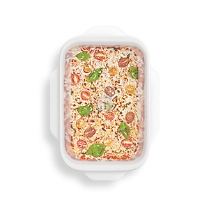 W&P Reusable Silicone Stretch Lid, Set of 3 – Casserole (9x13), Brownie (8x8), Loaf (5 x 9), Dishwasher Safe, Freezer Safe, LFGB/Premium Materials, Microwave Safe, Clear