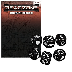 Mantic Deadzone Command Dice Pack
