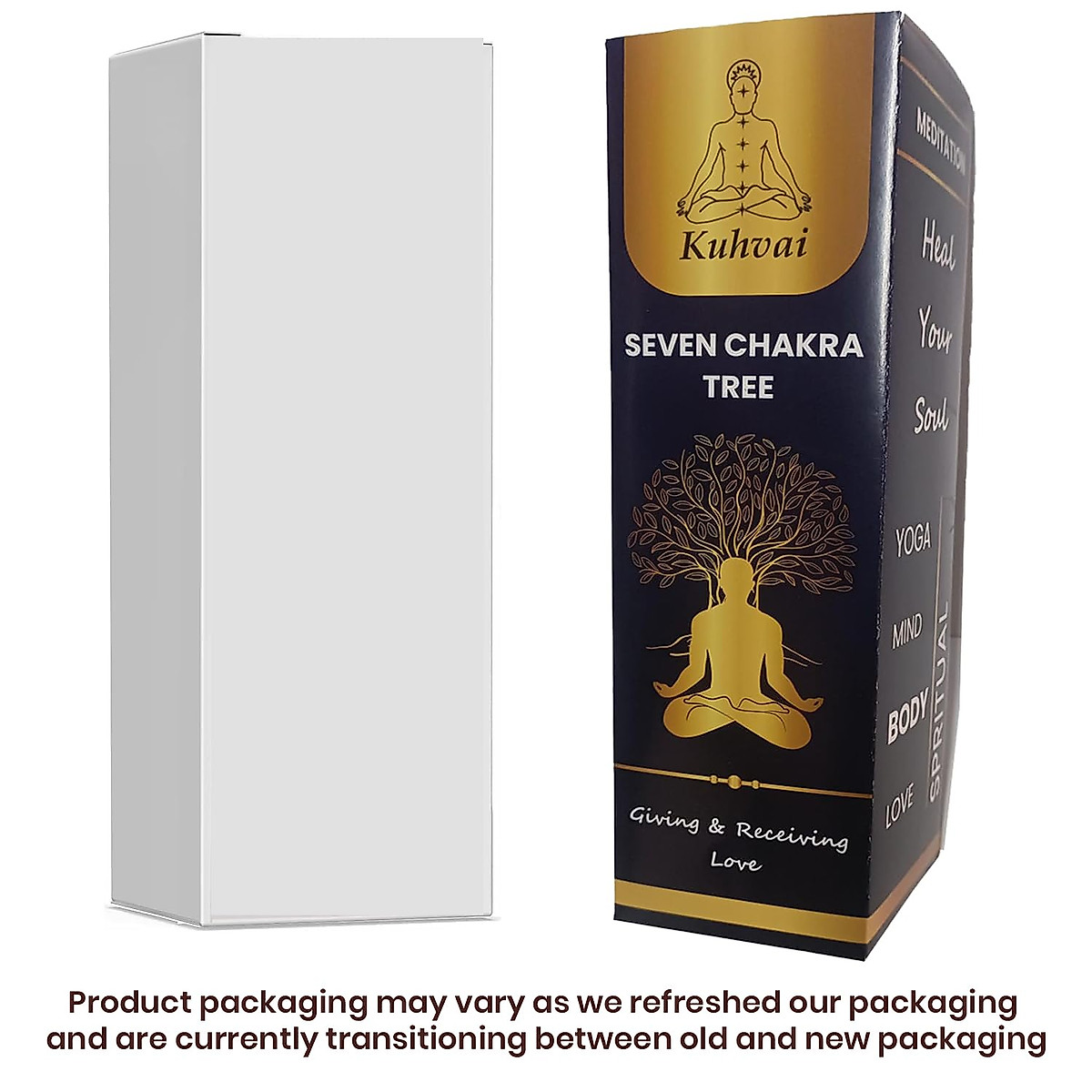 Kuhvai Seven Chakra Tree of Life, Crystal Tree for Positive Energy, 7 Chakra Tree, Feng Shui Tree, Stone Decor Natural Artificial Tree, 7 Chakra Tree of Life Healing Gemstones Pendant