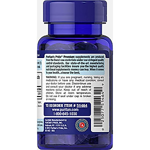 Puritan's Pride Biotin 10000 Mcg, Helps Promote Skin, Hair and Nail Health, Softgels 100 Count