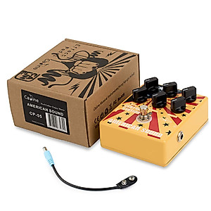 Caline CP-55 American Sound Overdrive Guitar Effect Pedal, Amplifier Simulation 57 Deluxe AMP Pedal Effect