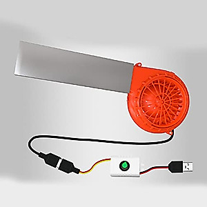 Electric BBQ Fan Portable Barbeque Air Blower USB Powerbanks Powered Fire Charcoal Starter Cooking Hiking Barbecue Fire Bellow Tool