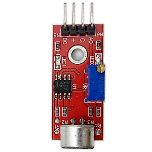 Kiro&Seeu 5PCS Microphone Sensor High Sensitivity Sound Detection Module Compatible with Ar-duino PIC AVR Raspberry Pi 2 3 3B+ 4 Robot Smart Car(S-MD-5P)
