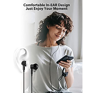 APETOO USB C Headphones for Samsung S22 S23 Ultra S21 S20 FE A53 Note 10 Plus,Magnetic USB Type C Earphones Wired Earbuds with Mic HiFi Stereo Noise Canceling for iPad Pro Pixel 7 6 Pro 6a 5 OnePlus 9