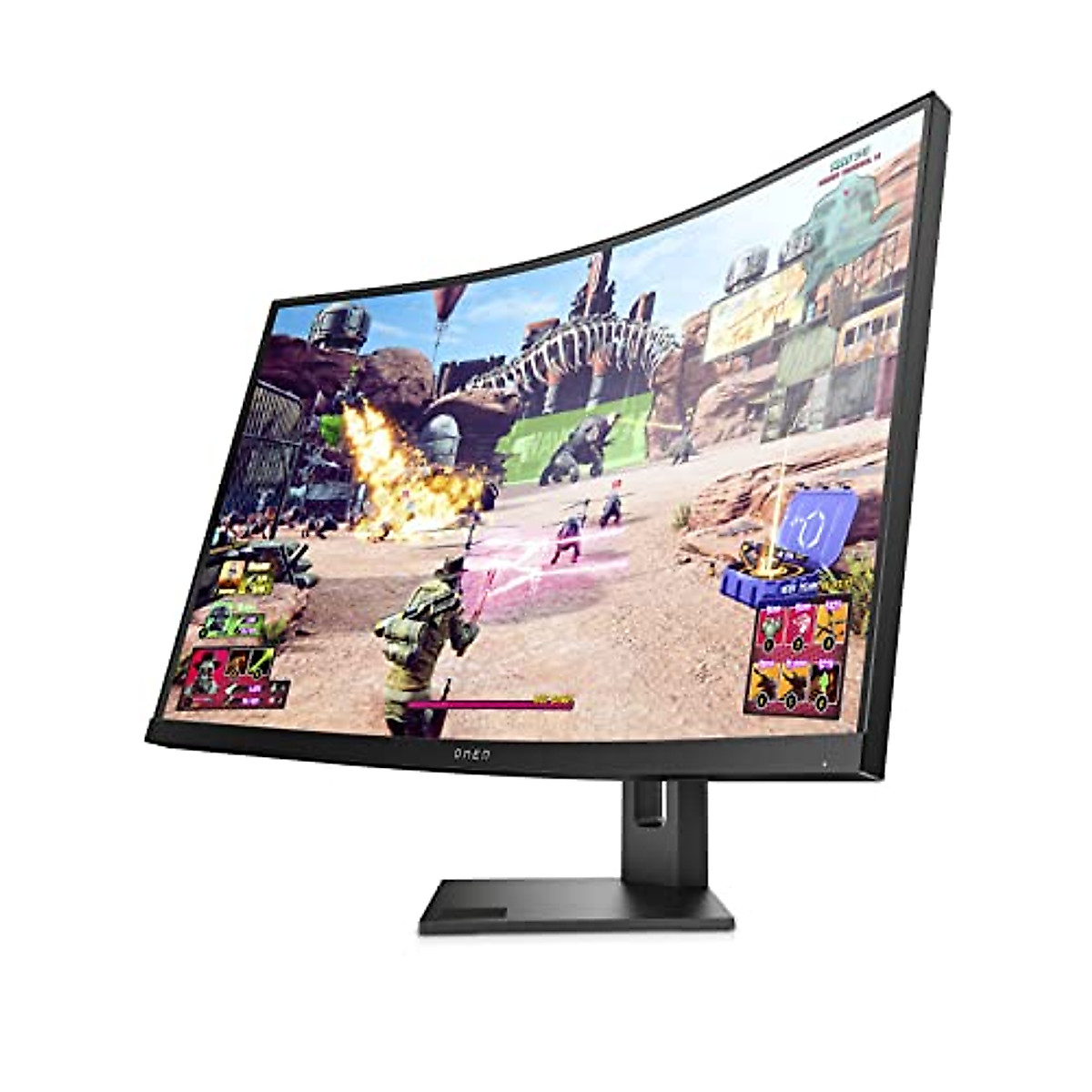 HP OMEN 27" QHD Curved Monitor, VA Fully adj 240hz 1ms HDR400 Gaming Display, EyeSafe, TÜV Certified (Omen 27c, Black)