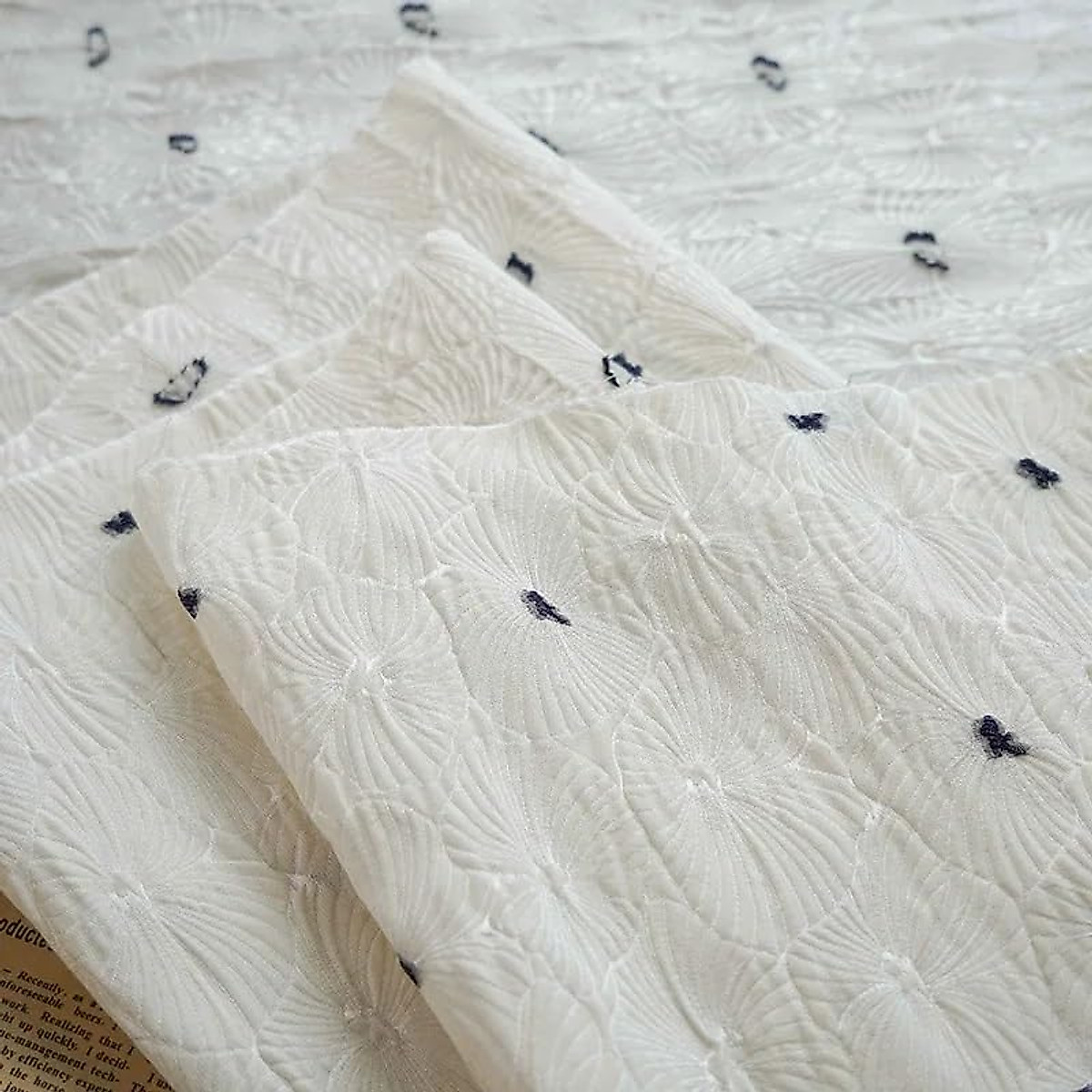 XMTXZYM 2 Meter Yarn Dyed Jacquard Fabric Women's Spring Summer Dress DIY Sewing Fabric