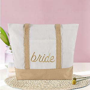 Bride Tote Bag Bride Gifts Bride Bag Bride to Be Gifts Bride to Be Bag Bachelorette Party Decorations Bridesmaid Gift Bride To Be Accessory Wedding Engagement Bridal Shower Gift,Engagement Party Favor