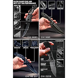 Personalized Gifts for Men - Engraved Pocket Knife - Custom Knife for Men Dad Him All - Chistmas Gift Ideas Mens Gifts for Christmas Stocking Stuffers 6680 PS