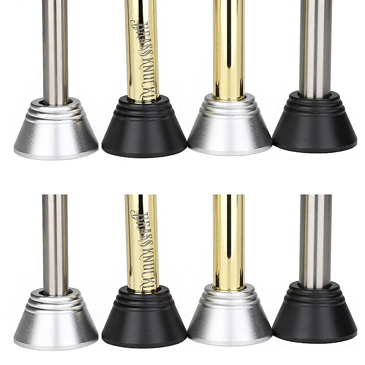 Aluminum Desk atty Stand Holder Display Holder for 5-10/e-Go Battery Stand Holder for RDA RTA Battery (15mm Hole x 4pcs)