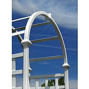 Athens 39"W x 81"H Vinyl Arbor