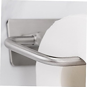 Tissue Storage Shelf Roll Bathroom Accessories Roll Tissue Holder Roll Nail Free Paper Towel Holder Toilet Paper Holder Silver Paper Rack