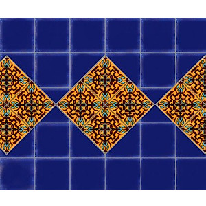 2x2 36 pcs Comala Talavera Mexican Tile