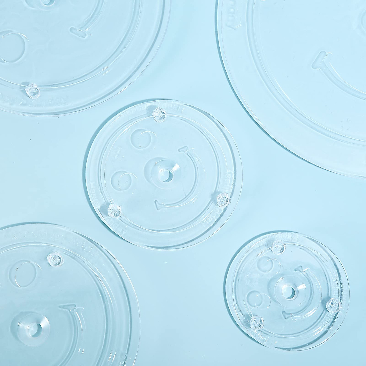 Ziqi 80 Pieces Plastic Cake Dowel Rods Set, 40 White Sticks Support with 10 Separator Plates for 4, 6, 8, 10, 12 Inch, 30 Clear Stacking Dowels Tiered Cakes