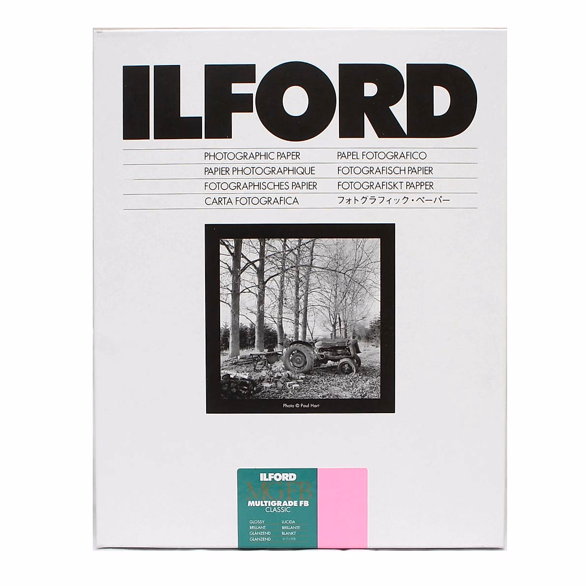 Ilford MGFB1K Fiber Based B & W Paper - 8x10, 100PK Glossy