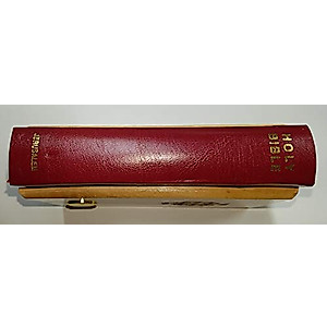 Bethlehem Gifts TM Olive Wood Bible La Santa Biblia Red-Letter King James Version Old and New Testament (Spanish Version)