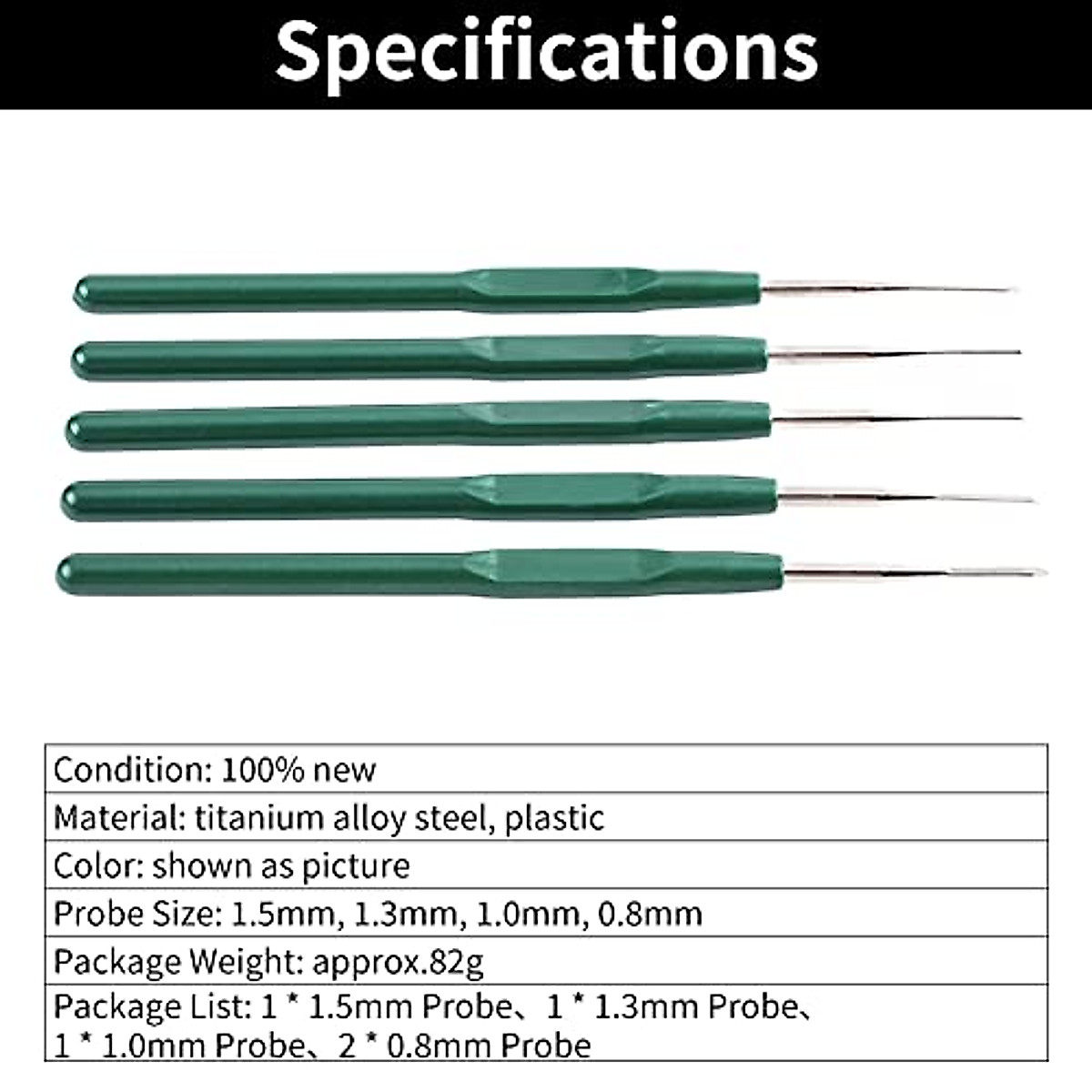 Keenso Terminal Tools, 5pcs/1 Set DIY Titanium Alloy Automotive Wire Harness Pin Removal Tool Plug Pin Removal Dismount Tool Kit