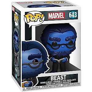 POP Marvel: X-Men 20th Anniversary - Beast Funko Pop! Vinyl Figure (Bundled with Compatible Pop Box Protector Case) Multicolor 3.75 inches