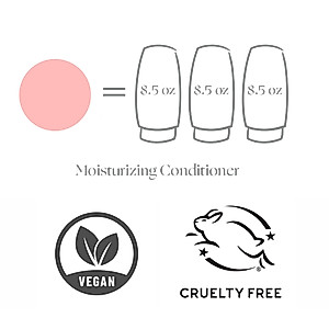 Peach not Plastic Conditioner Bar- Moisturizing for Dry, Damaged & Dull Hair | Leaves Hair Silky Soft | Plant Based, Vegan & Eco Friendly | 2.82oz