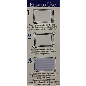 FRESH IDEAS Padded Duvet Clips (4-Pack) - Secure Blanket & Comforter Fasteners | No-Shift Bedding Accessories | Undetectable & Safe for All Fabrics