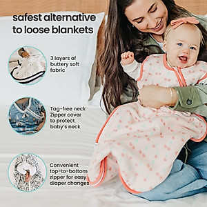 Copper Pearl Sleep Sack: Warm and Cozy Baby Bag in a Variety of Trendy Designs, Safe Alternative to Blankets, Sleeveless Baby Sleep Sack Swaddle Sizes Newborn to 24 Months - North