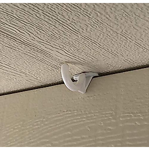 Alumahangers Flat 3" (24PK) Plastic Alumahooks for Insulated Covers. Made in The USA. Great for String Lighting and Light Weight Decorations.