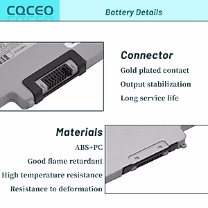 CQCEO FZ-VZSU84U Battery for Panasonic FZ-G1 FZ-G1AABDXER Toughpad FZ-G1 Series FZ-VZSU84R FZ-VZSU96U FZ-VZSU96AU FZ-VZSU84K FZ-VZSU84A2K FZ-VZSU84A2R FZ-VZSU84A2U FZ-VZSU84AK FZ-VZSU84AR 10.8V 45Wh