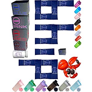 EBAT Sales - bHIP Red for Men(Perfect to Support iBlue & Noni Gia),1 Box of 30 Individual Sachets w. A Shaker Cup (Color May Vary)