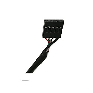 zdyCGTime 50CM Micro USB 5pin Male to 1x 5Pin Female 0.1" USB Header PCB Motherboard Cable