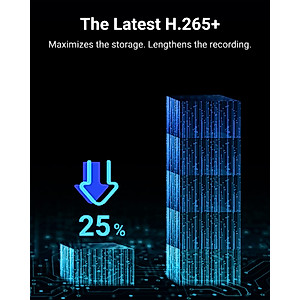 ANNKE 12MP 16 Channel PoE NVR with 2TB Hard Drive, Ultra HD Home Security Network Video Recorder Supports 12MP/8MP/5MP/6MP/4MP ANNKE PoE IP Cameras, 24/7 Surveillance Recording, 4CH AI Features