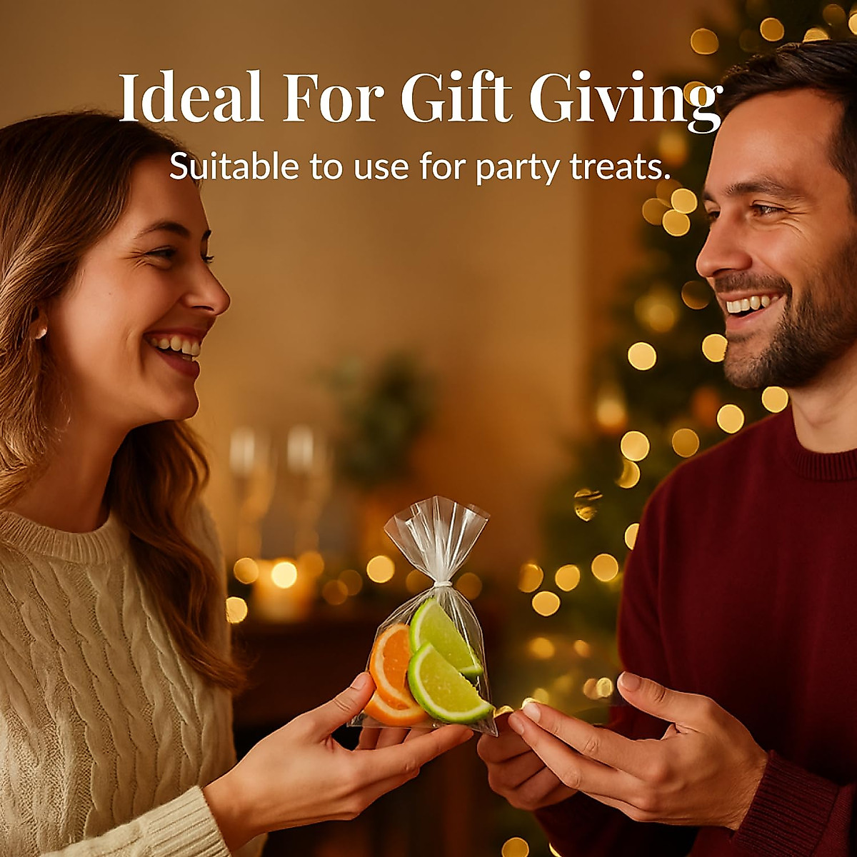 Prestee 200 Pack Clear Plastic Cellophane Bags Goodie Bags 6X10 With 4inches Twist Ties Candy Bags Cookie Bags Treat Bags Clear Gift Bags Cellophane Treat Bags 6x10 Inch (Pack of 200)