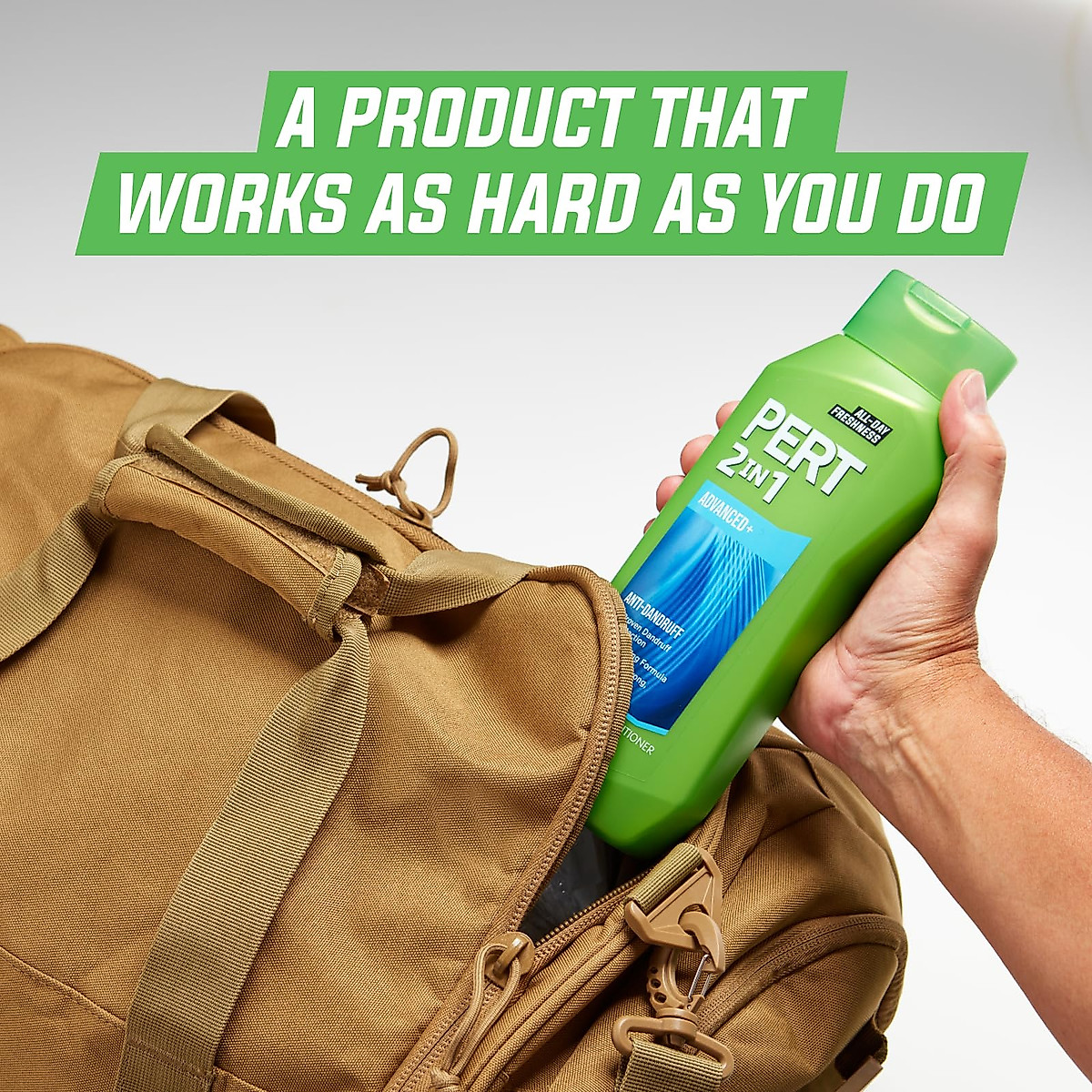 Pert Anti-Dandruff 2 in 1 Shampoo and Conditioner - Advanced Shampoo Conditioner with 2 Percent Salicylic Acid - Dandruff Shampoo with Zinc - 25.4 oz 4 Pack