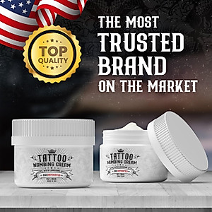 InKorporated Premium Tattoo Numbing Cream Laser Hair Removal, Brazilian Waxing - Vitamin E-Infused Lidocaine Cream Brings Relief within 5-15 Mins - 30ml (1 Oz (Pack of 1))