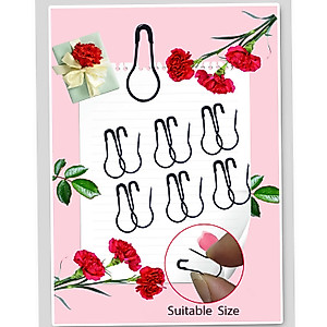 Transun Moo 500Pcs Black Safety Pins 0.8" Metal Bulb Pins Gourd Pin Clothing Tag Pins Calabash Pin for DIY Craft, Home Accessories