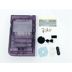 MOOKEENONE Easy Installation Housing Shell Case Screen Atomic Monitor Cover for GBP for Game Boy Pocket Purple Repair Parts