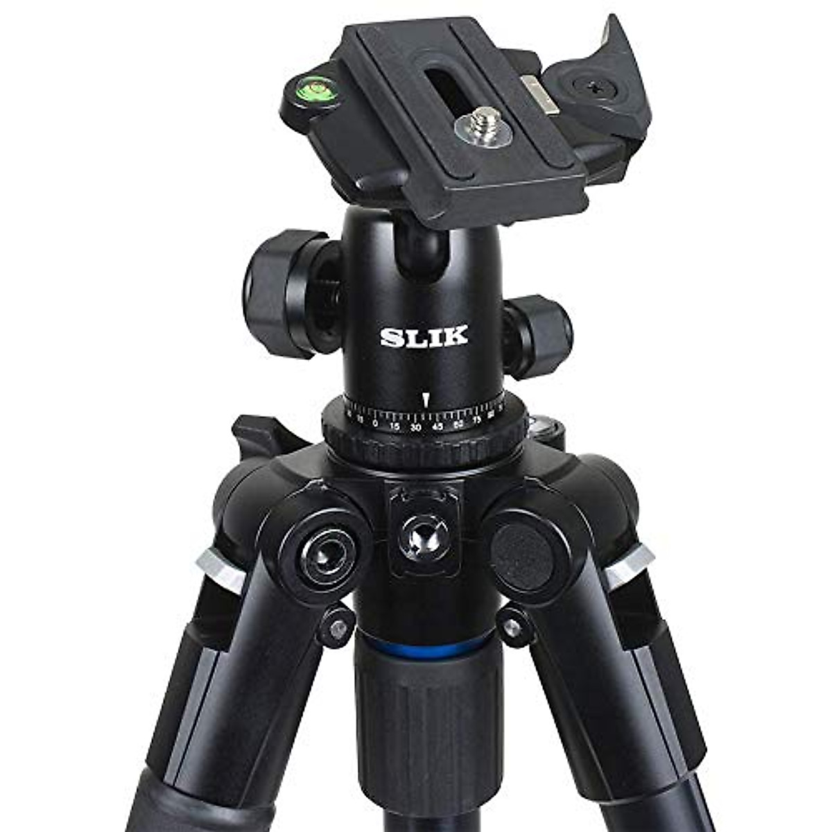 SLIK Pro AL-323BH4 w/SBH-400 Ball Head for Mirrorless/DSLR Sony Nikon Canon Fuji Cameras and More - Black (613-359)