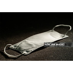 HINCINK KF94 Face Masks, 30 Pack Individually Wrapped, 4-Ply Breathable & Comfortable Safety Mask, Black Protective Cup Dust Masks Unisex Outdoor Safety Protection for Adult (30, White)