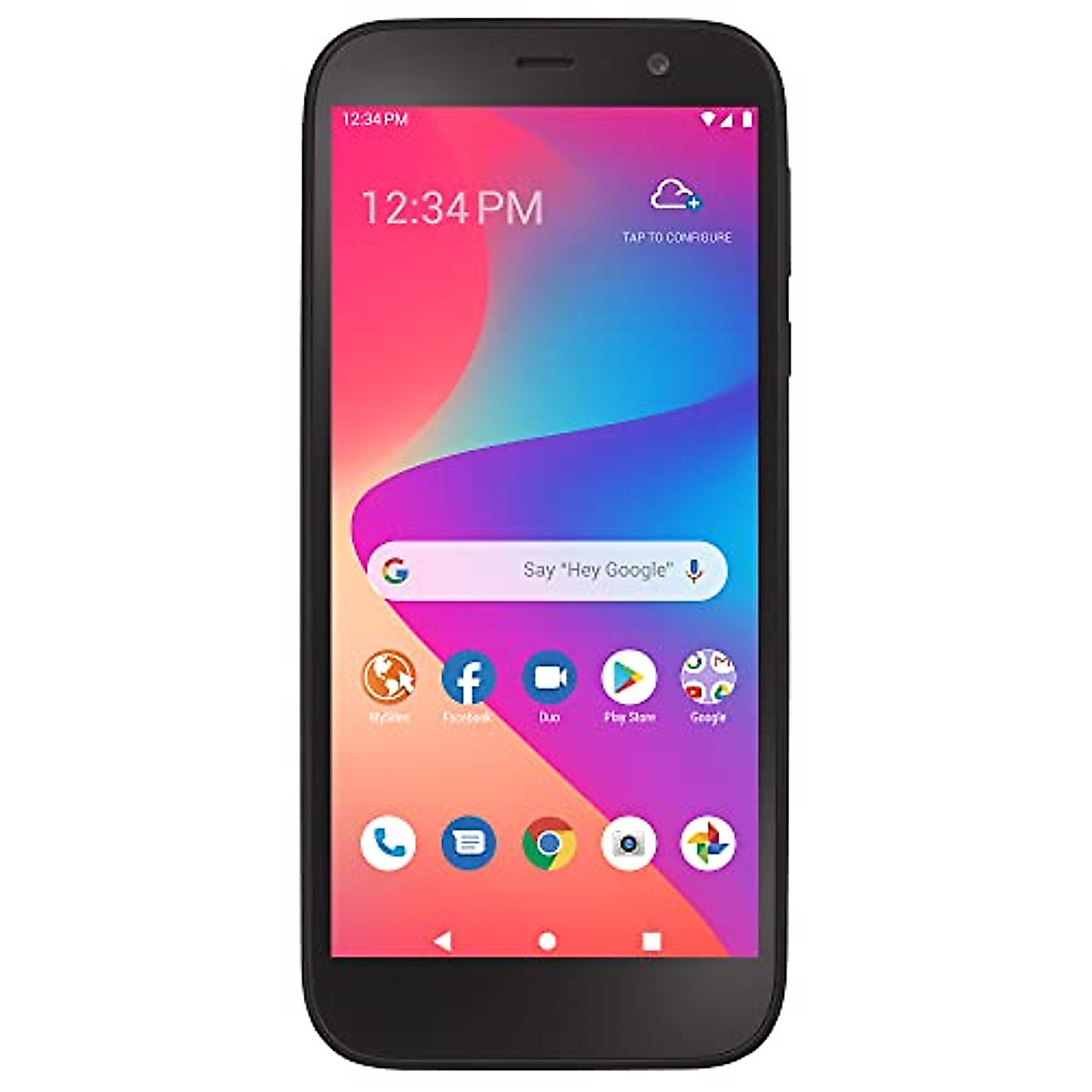 total wireless Blu View 2 (2022) 4G LTE Prepaid Smartphone (Locked) - Black - 32GB - Sim Card Included - CDMA