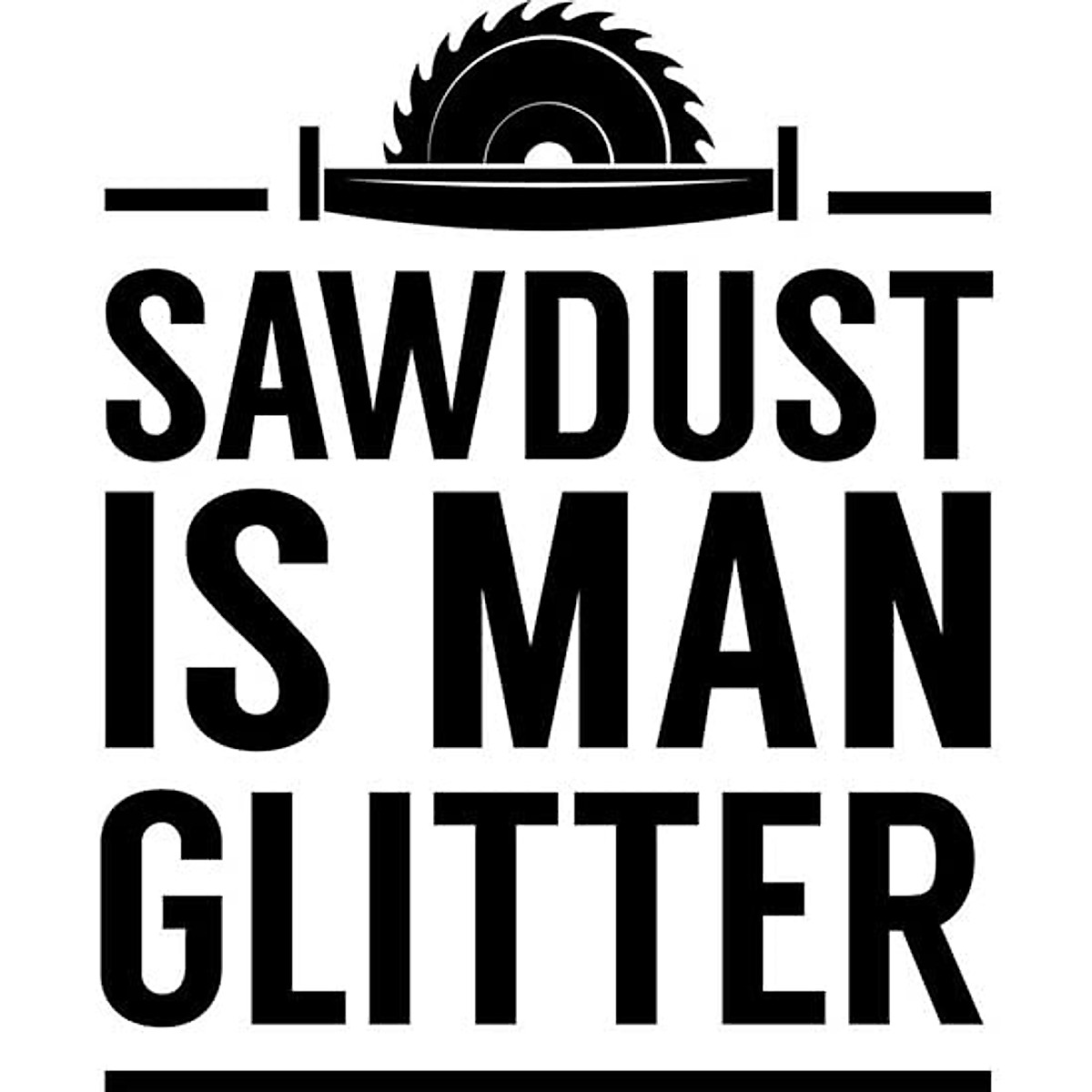 CafePress Sawdust Is Man Glitter Mugs Ceramic Coffee Mug, Tea Cup 11 oz