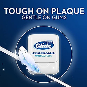 Oral-B Glide Pro-Health Original Dental Floss, Smooth, Strong, Shred Resistant, Value 2 Pack (50m)