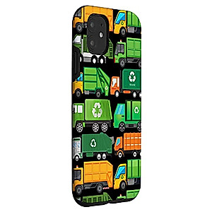 iPhone 11 Garbage Truck Recycling Day Trash Waste Separation Birthday Case