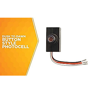 Woods 59408WD Outdoor Hard-Wired Post Eye Light Control with Photocell Light Sensor