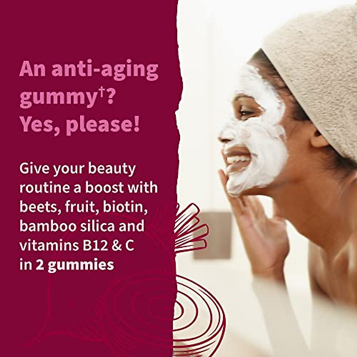 Garden of Life Organic Beet Root Gummies Made of Pectin with Antioxidants, Vitamin C, Biotin & B12 for Hair, Skin & Nails – Beets Beauty Gummies – Vegan, Gluten Free, Non GMO, Raspberry, 30 Servings